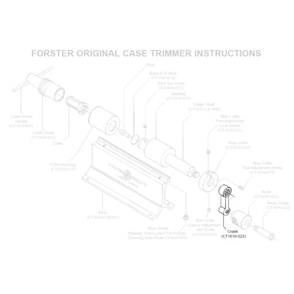 Case Trimmer u. pilot & Collet (Forster) | Vapex
